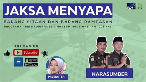 Barang Sitaan Dan Barang Rampasan Dialog Jaksa Menyapa Bersama Kejari Nganjuk Youtube