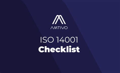 Iso 14001 Checklist
