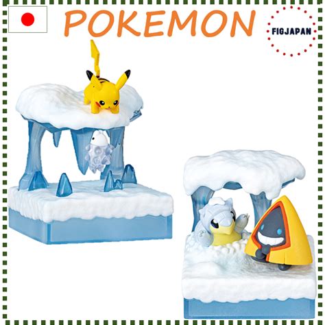 Direct From Japan 】pokemon Pikachu Snom And Sandshrew Snorunt Figure Re