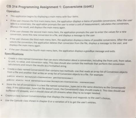 Solved Cs 314 Programming Assignment 1 Conversions Cont