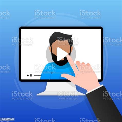 비디오 블로거 미디어 콘텐츠를 기록하는 인터넷 블로거 비디오 인터넷 시청 벡터 일러스트레이션 Brand Name Smart