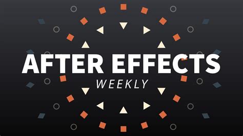 Online Course After Effects Weekly From Linkedin Learning Class Central