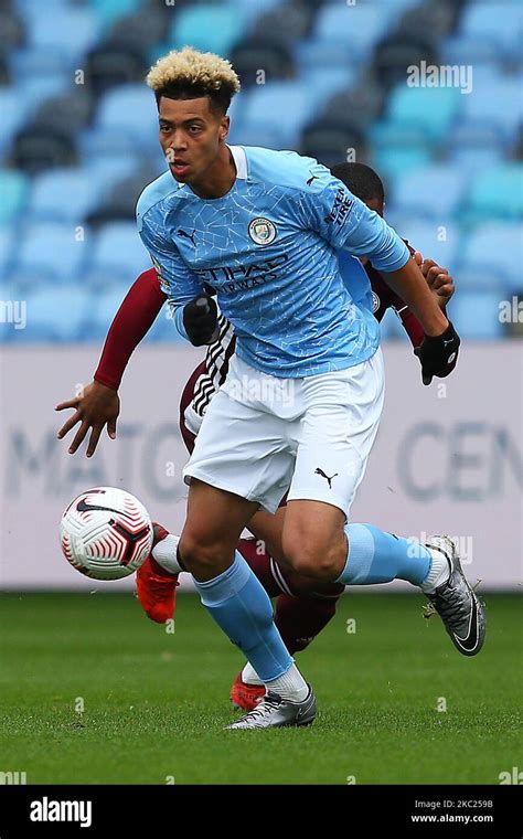 Manchester Citys Felix Nmecha During The Premier League 2 Match Between