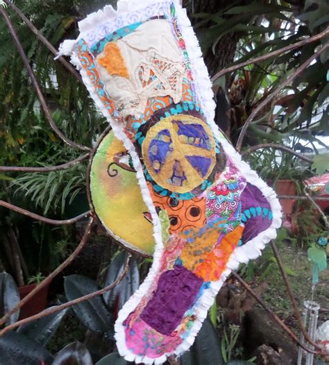 Shabby Hippie Chic Christmas Stocking Crazy By Justgivemepeace