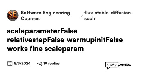 scale parameter false relative step false warmup init false works