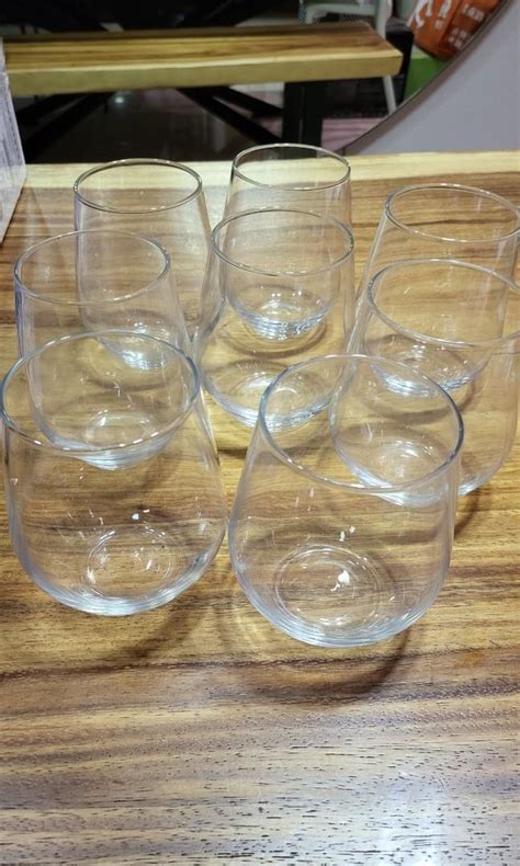 Ikea Clear Glass Cups Furniture And Home Living Kitchenware And Tableware