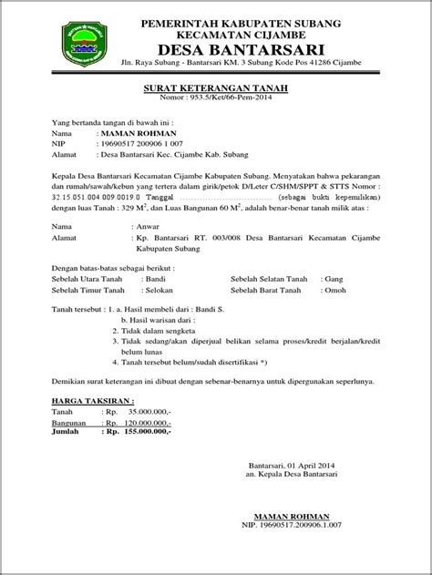 Contoh Surat Keterangan Status Janda Dari Kepala Desa Surat