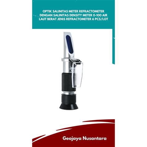 Jual Optik Salinitas Meter Refractometer Dengan Salinitas Density Meter