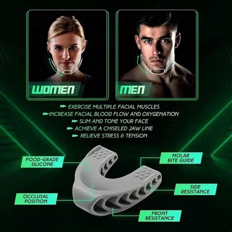 Facial Exercise Tool Jawline Contour Device Jaw Muscle Trainer To