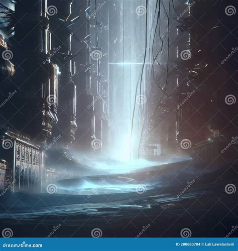 City In A Parallel Dimension Generative Ai Stock Illustration Illustration Of Generative