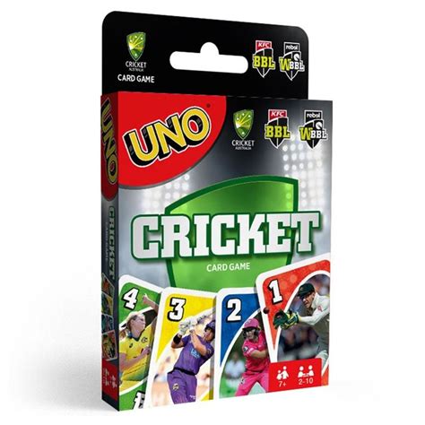 Uno Cricket Card Game Big W