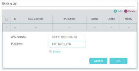 How To Configure IP MAC Binding With TP Link Wireless Dual Band G LTE Router New Logo