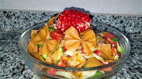 طريقة عمل سلطة الفتوش السورية مقبلات سهلة 🥗 وسريعة مع مطبخ ام روعه