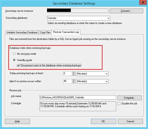 SQL Server Log Shipping For Disaster Recovery Solution Varinder Sandhu