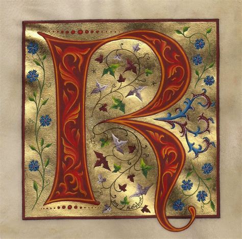 Enluminure Lettrines S Modernes Et Anciennes Artofit