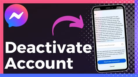 How To Deactivate Messenger Account Update YouTube