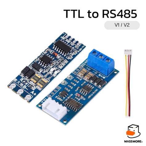 โมดลแปลงสญญาณ TTL to RS485 Serial UART DC3 24V โมดลสำหรบ Arduino Lazada co th