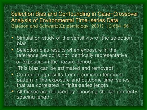 Case Crossover Analysis In Air Pollution Epidemiology Ppt Download