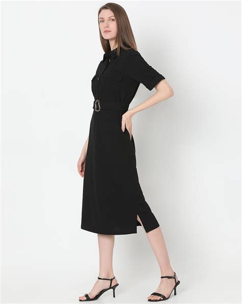 Black Shirt Dress
