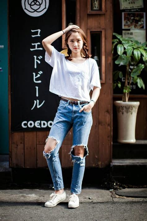 2b328e9ff4b4b653b143b24de757c122 Denim Fashion Korean Street Fashion