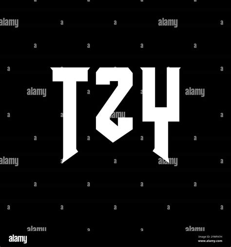 Tzy Letter Logo Design For Technology Company Tzy Logo Design Black
