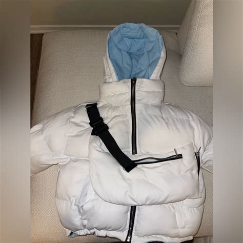 Maniere De Voir Jackets And Coats Reversible Puffer With Detachable