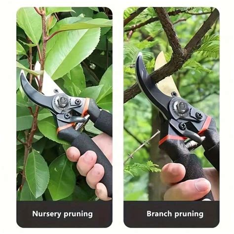 1pc Heavy Duty Sk5 Steel Branch Pruner For Tough Trimming Work On