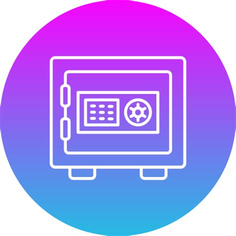 Safe Box Generic Flat Gradient Icon