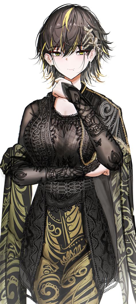 Rule 34 Big Breasts Black Hair Crossed Arms Dress Earrings Febri Aryani Vloodozer Hair