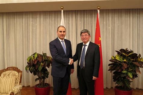 Цветан Цветанов се срещна с посланика на Китайската народна република