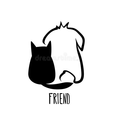 Dog And Cat Icon Stock Vector Illustration Of Banner 84978828