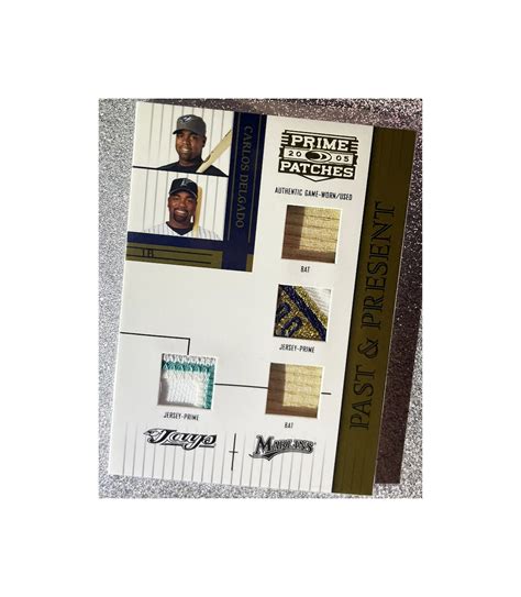 Carlos Delgado 2005 Prime Patches Quad Bat Patch Relic Etsy