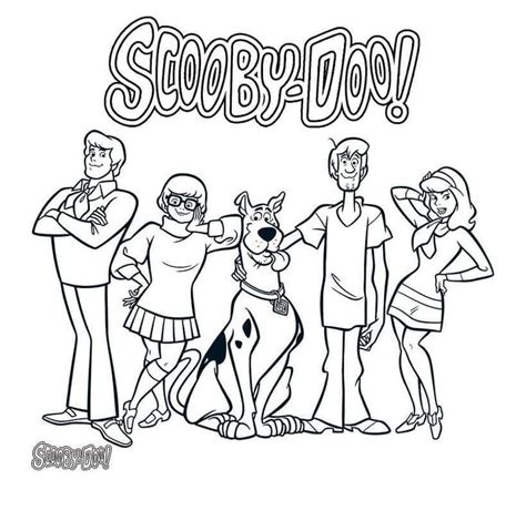 Scooby Doo E Salsicha Para Colorir Imprimir E Desenhar Colorir Me