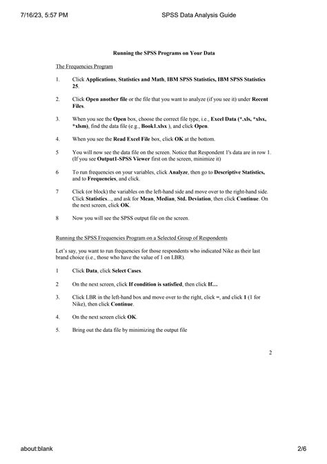 Solution Spss Data Analysis Guide Studypool