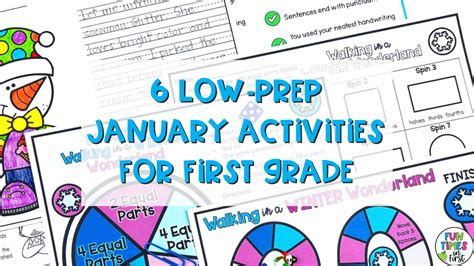7 Low Prep May Activities For First Grade Fun Times In First