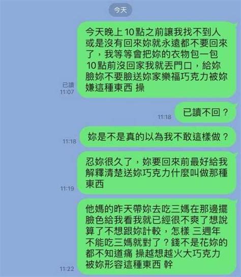 交往3周年女友送名牌 男子回送「大賣場巧克力」遭嫌棄怒了：給妳臉不要臉 生活 Ctwant