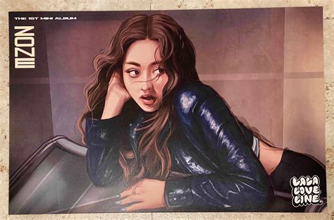 Twice Jihyo Zone Fanart A3 Poster Print Etsy