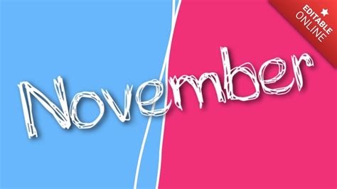 November Text Effect Generator
