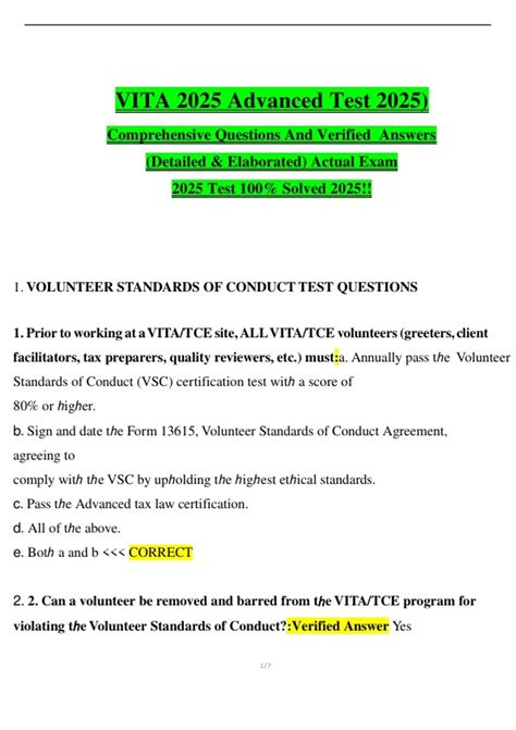 Vati 2025 Advanced Test 2025 Comprehensive Questions And Verified Answers Detailed