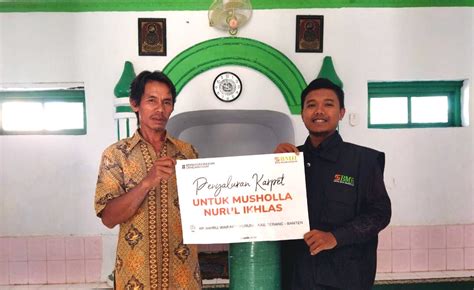 Laznas BMH Salurkan Karpet Untuk 11 Masjid Dan Musholla Di Banten BMH