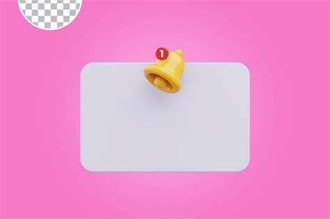 Premium Psd Reminder Notifications Box Interface Icon Symbol 3d Rendering