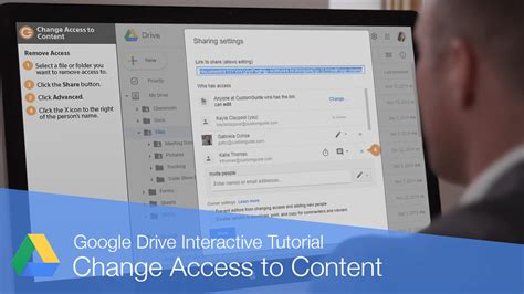 Change Access To Content CustomGuide