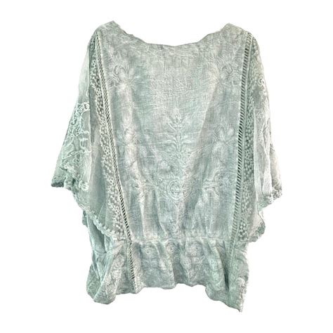 Mint Green Blouse Coquette Mint Lace Democracy Depop