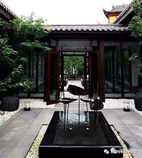 新中式庭院景观 庭院设计 园林设计 别墅庭院园林设计 北京景泰怡和园林绿化设计公司
