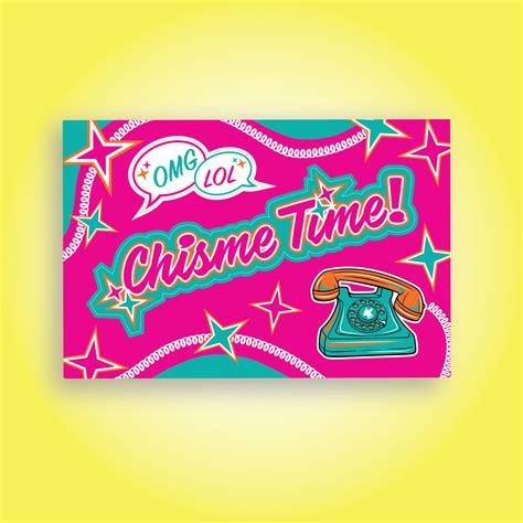 Chisme Time Sticker Sheet Garzig