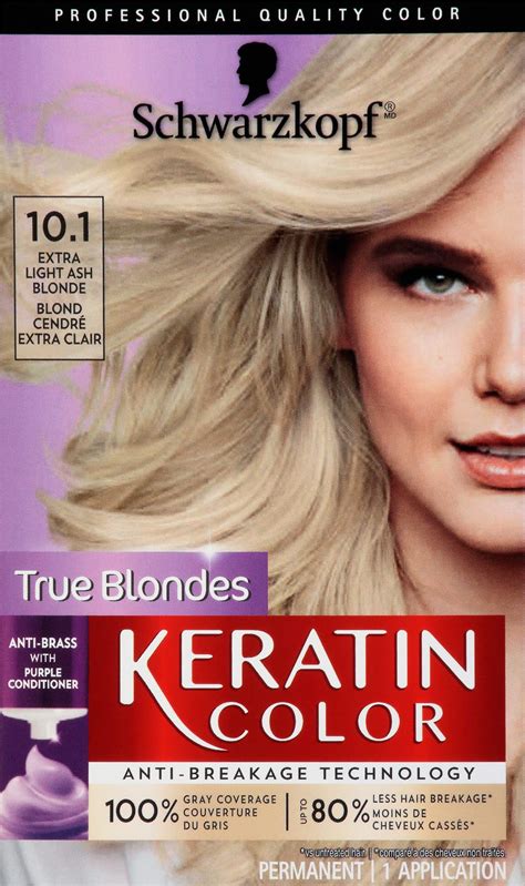 Buy Schwarzkopfkeratin Color Permanent Hair Color Extra Light Ash