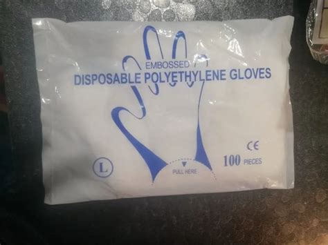 Unisex Polyethylene Disposable Polythene Hand Gloves At ₹ 18packet In