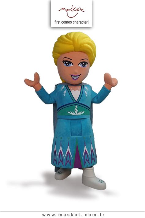Frozen Princess Elsa Mascot Costume Produced By Maskot Lego Costume