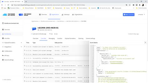 LoRa Operations Status Messages Logs WisBlock RAKwireless Forum