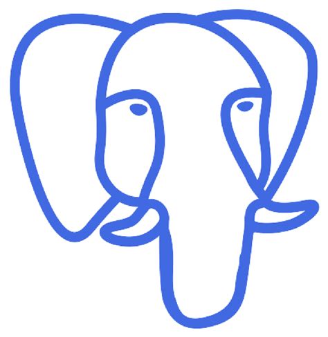 File PostgreSQL Logo 1color Blue Svg PostgreSQL Wiki